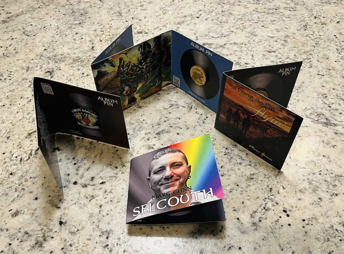What are Album Pins (aka Musical Pins)? – Marc Gunn