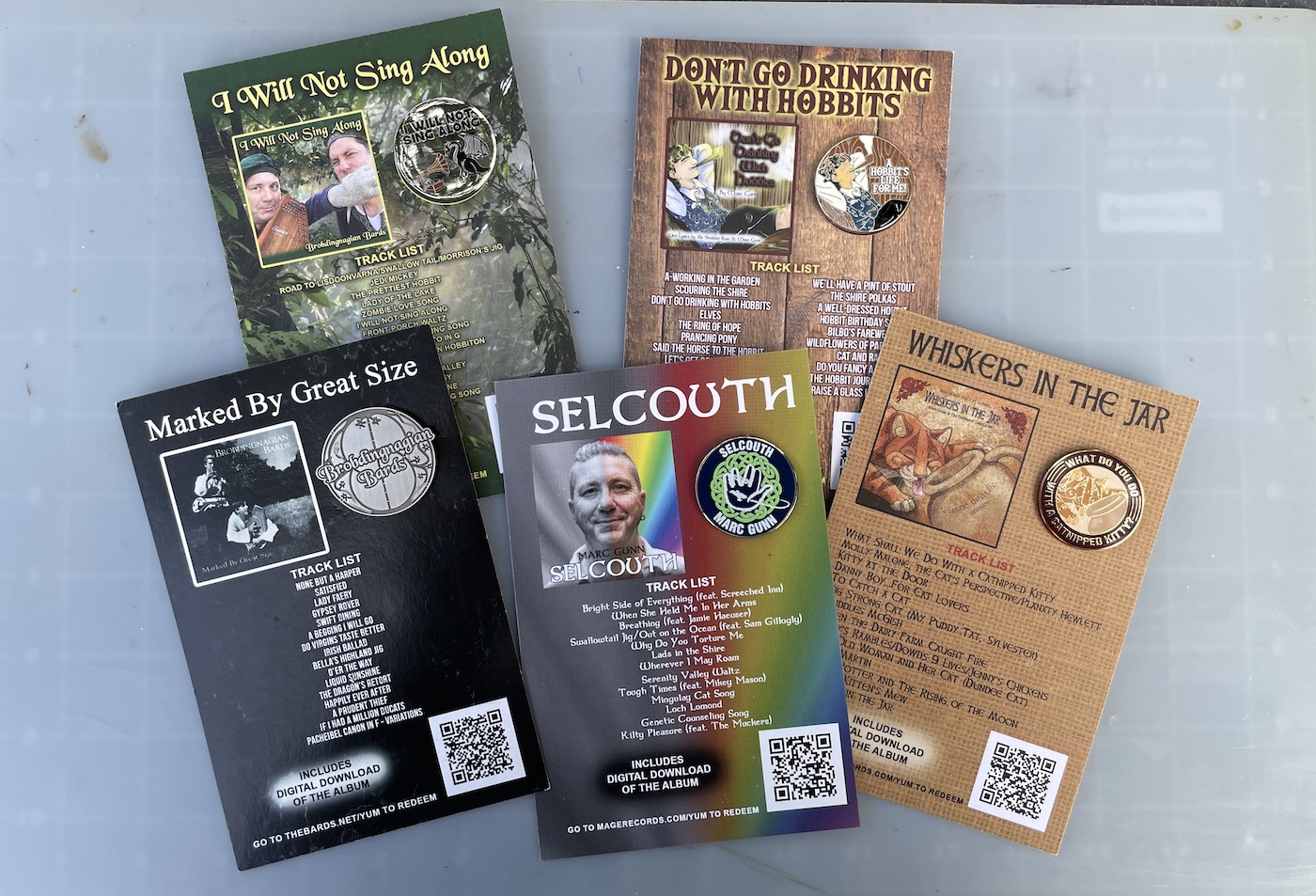 What are Album Pins (aka Musical Pins)? – Marc Gunn